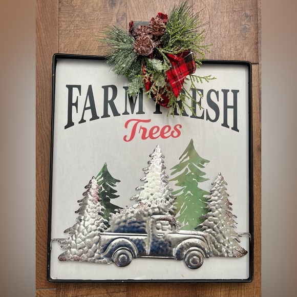 Holiday | Brand New Farm Fresh Trees Christmas Wall Sign | Poshmark